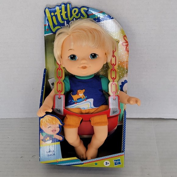 Hasbro | Toys | New Littles Baby Alive Little Zack Body Doll Blonde ...